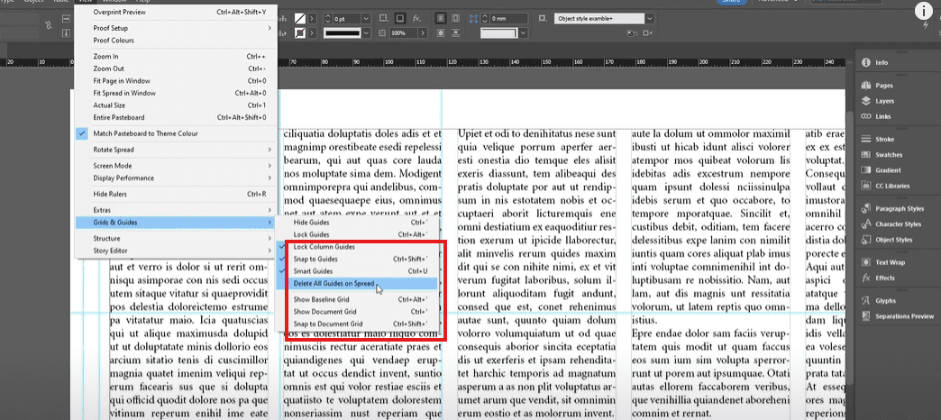 How to Remove Guides in Adobe InDesign - Digital Tech & Productivity Tips