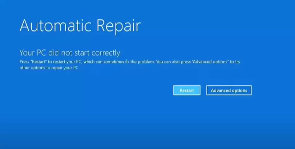 Fix “Your PC Did Not Start Correctly” or Startup Repair Loop in Windows ...