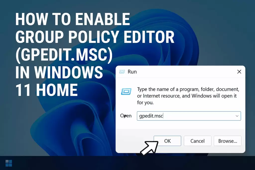 How to Enable Group Policy Editor (GPEdit.msc) in Windows 11 Home - Desktop Publishing Tips
