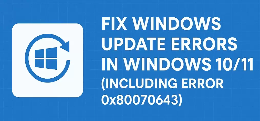 How to Fix Windows Update Errors in Windows 10/11 (Including Error ...
