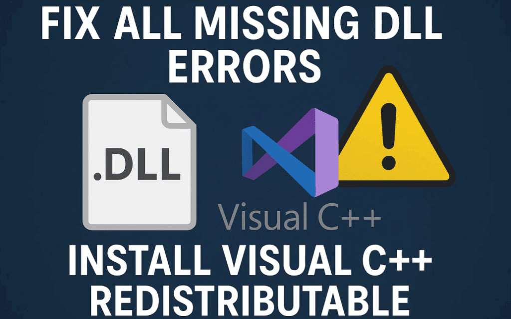 Fix All Missing DLL Errors | Install Visual C++ Redistributables (2015–2022) for Windows ...
