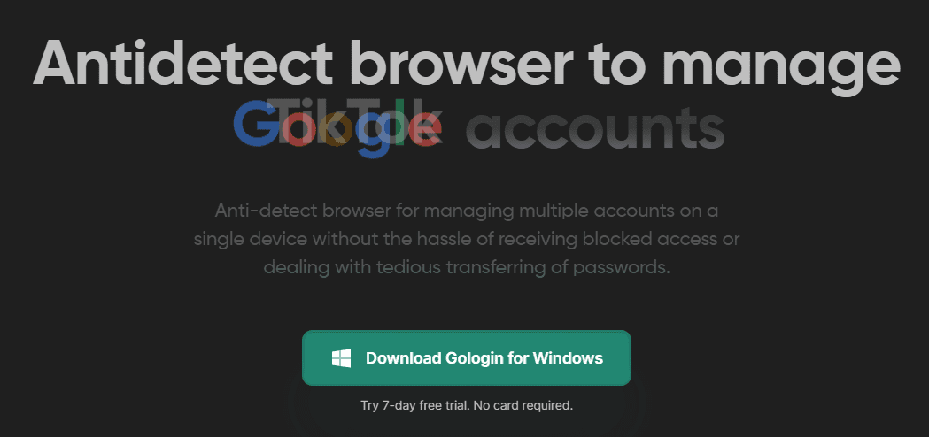 Manage Multiple Accounts Safely with GoLogin: The Ultimate Anti-Detect Browser - Digital Tech ...