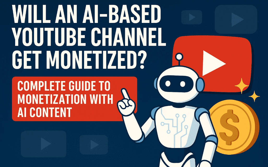 Will an AI-Based YouTube Channel Get Monetized? Complete Guide to Monetization with AI Content ...