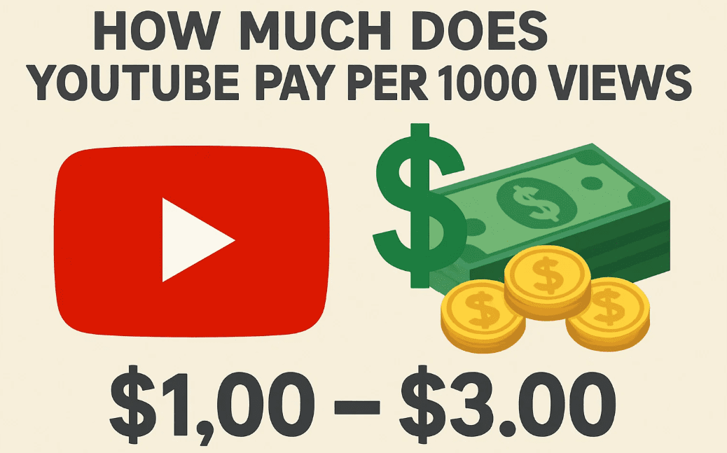 How Much Does YouTube Pay Per 1000 Views – Explained with Real Examples ...