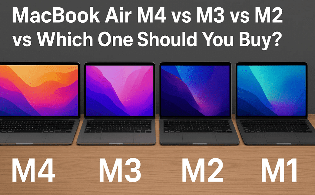 MacBook Air M4 vs M3 vs M2 vs M1: Which One Should You Buy? - Digital Tech & Productivity Tips