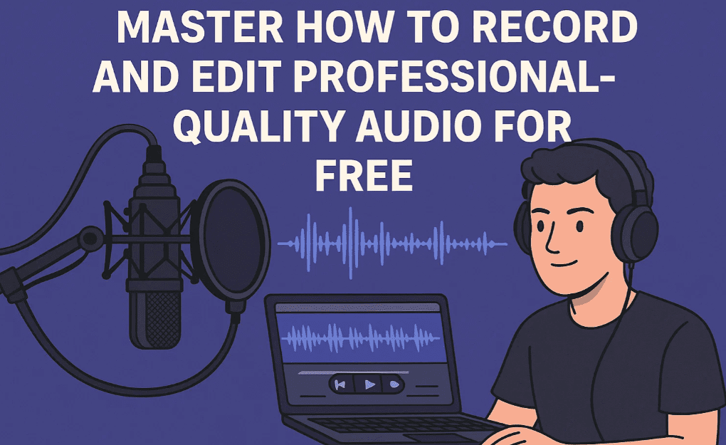 How to Record and Edit Professional-Quality Audio for Free — A Complete Beginner’s Guide ...
