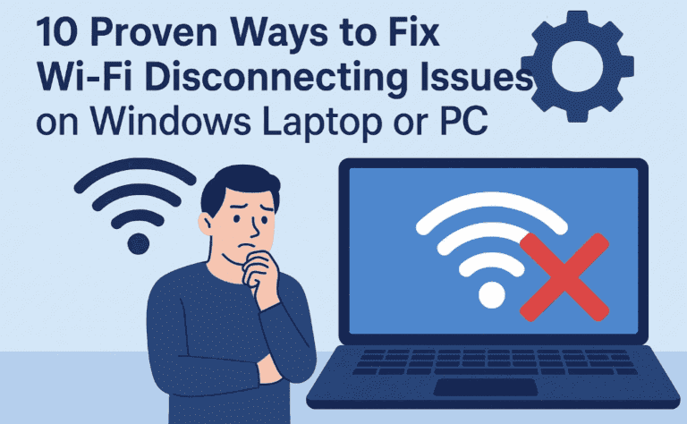 10 Proven Ways to Fix Wi-Fi Disconnecting Issues on Windows Laptop or PC - Digital Tech ...