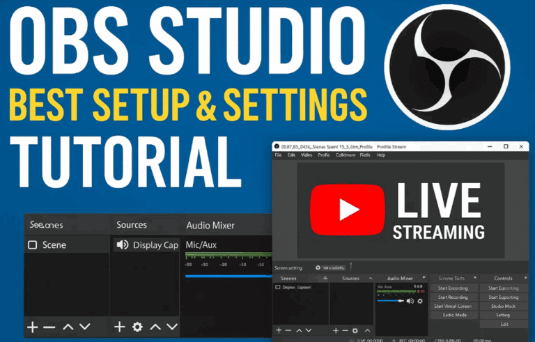 How to Set Up a Professional YouTube Live Stream Using OBS Studio: A ...