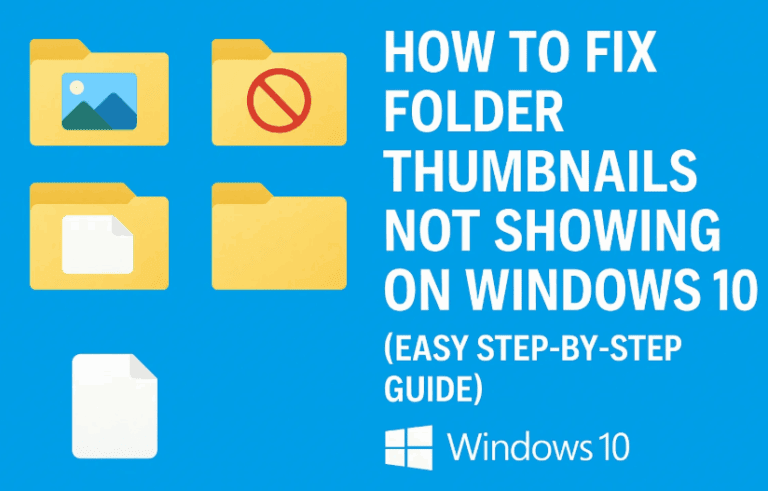 How to Fix Folder Thumbnails Not Showing on Windows 10 (Easy Step-by-Step Guide) - Digital Tech ...