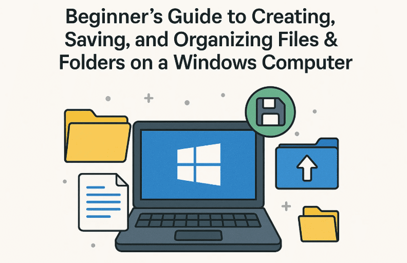 Beginner’s Guide to Creating, Saving, and Organizing Files & Folders on a Windows Computer (2025 ...