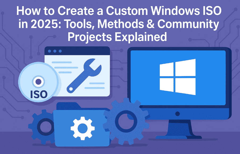 How To Create A Custom Windows Iso In 2025 Tools Methods And Community Projects Explained
