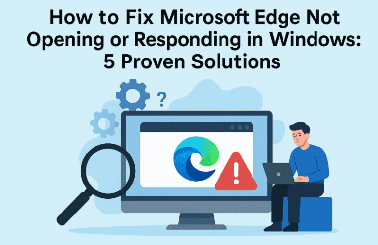 How to Fix Microsoft Edge Not Opening or Responding in Windows: 5 Proven Solutions - Digital ...