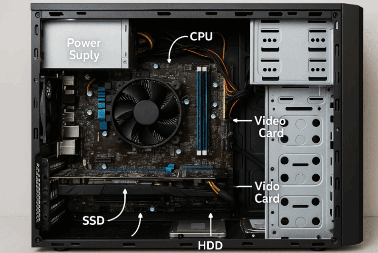 🔬 Inside a Desktop Computer: A 3D Dissection of Every Hardware Component Explained - Digital ...