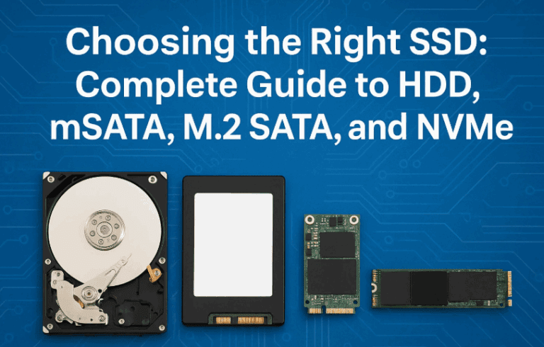 Understanding HDD, SSD, mSATA, M.2 SATA & M.2 NVMe: Which Storage Drive Should You Choose ...