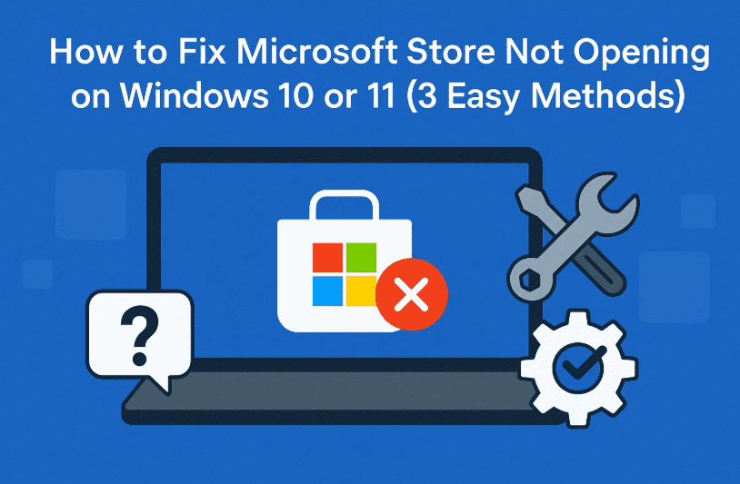 How To Fix Microsoft Store Not Opening On Windows 10 Or 11 3 Easy Methods Digital Tech