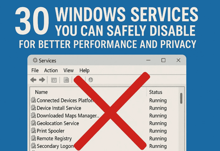 30 Windows Services You Can Safely Disable For Better Performance And Privacy Digital Tech