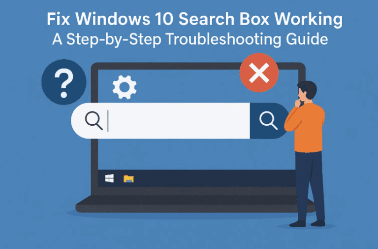 Fix Windows 10 Search Box Not Working: A Step-by-Step Troubleshooting Guide - Digital Tech ...