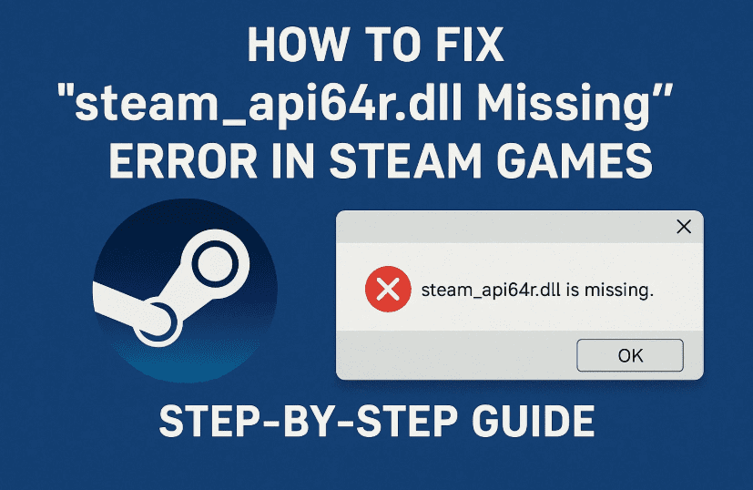 How to Fix “steam_api64r.dll Missing” Error in Steam Games (Step-by-Step Guide) - Digital Tech ...