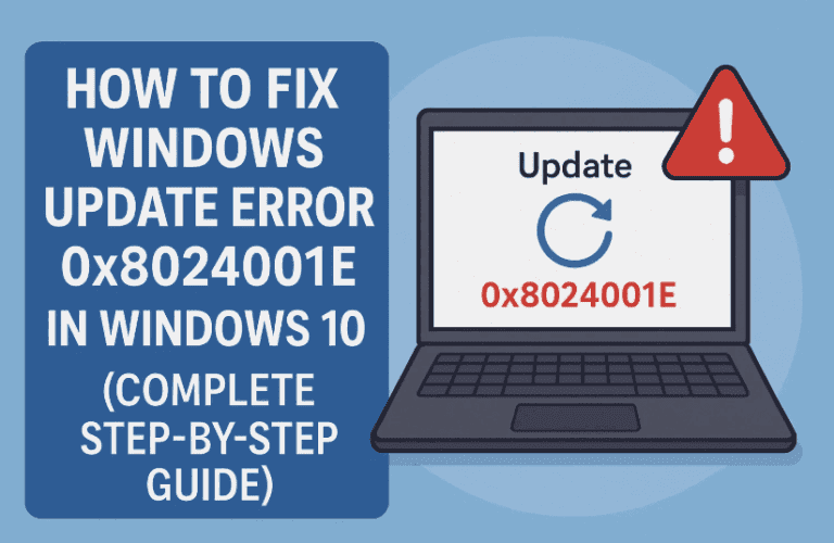 How to Fix Windows Update Error 0x8024001E in Windows 10 (Complete Step-by-Step Guide) - Digital ...