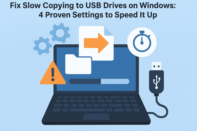 Fix Slow Copying to USB Drives on Windows: 4 Proven Settings to Speed It Up - Digital Tech ...