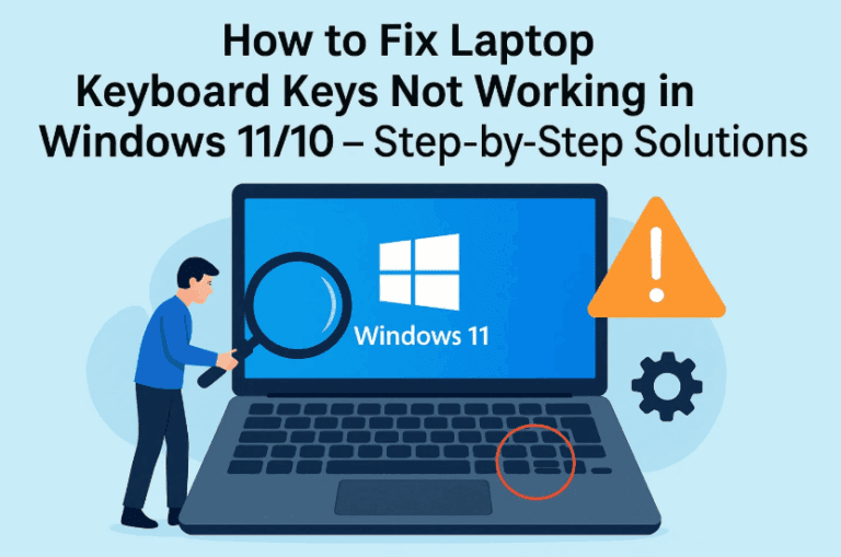 How to Fix Laptop Keyboard Keys Not Working in Windows 11/10 – Step-by-Step Solutions - Digital ...