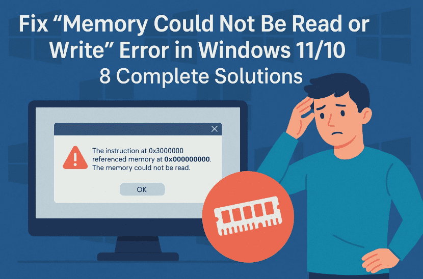 What Causes The Instruction At 0x00000000” Error On Shutdown Fix Memory Could Not Be Read Or