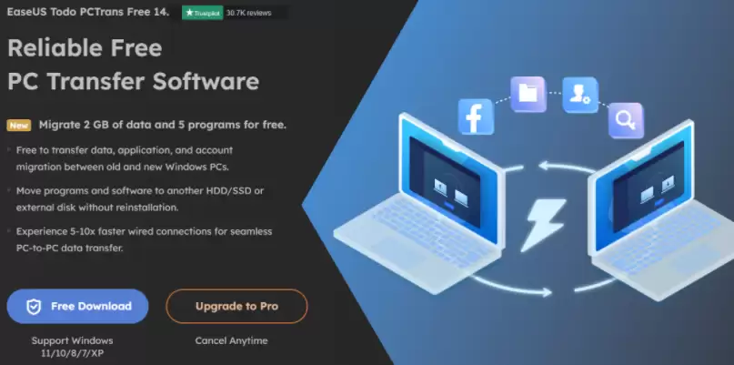 Easily Transfer Windows 11 Programs, Settings, and Files to a New Computer with EaseUS Todo ...