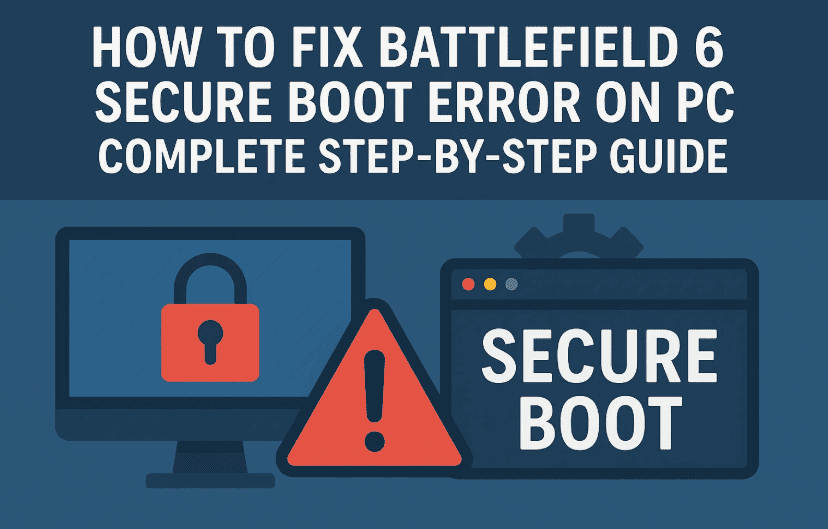 How to Fix Battlefield 6 Secure Boot Error on PC – Complete Step-by-Step Guide - Digital Tech ...