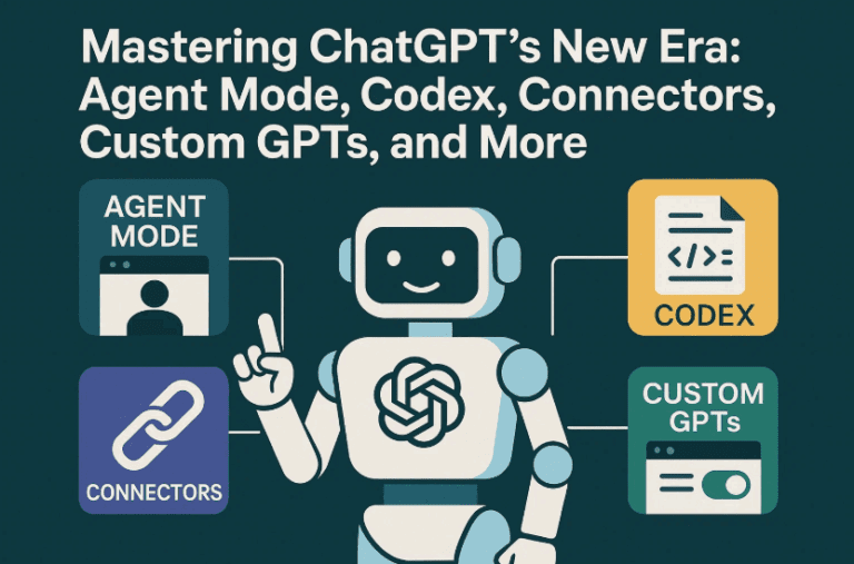 Mastering ChatGPT’s New Era: Agent Mode, Codex, Connectors, Custom GPTs, and More - Digital Tech ...