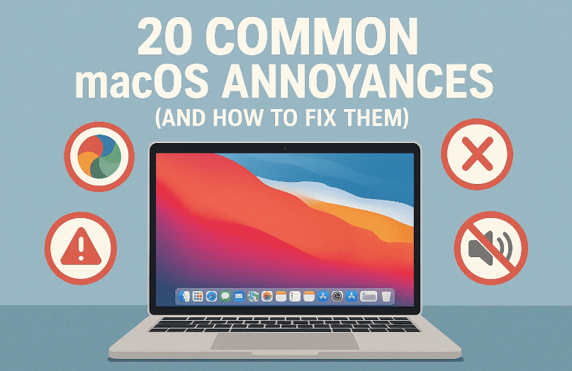 🖥️ 20 Common macOS Annoyances (And How to Fix Them) - Digital Tech & Productivity Tips
