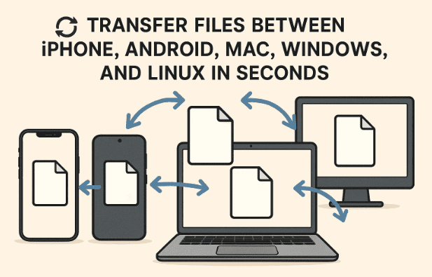 🔄 How to Transfer Files Between iPhone, Android, Mac, Windows, and Linux in Seconds - Digital ...