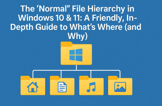 🗂️ The “Normal” File Hierarchy in Windows 10 & 11: In-Depth Guide to What’s Where and Why ...