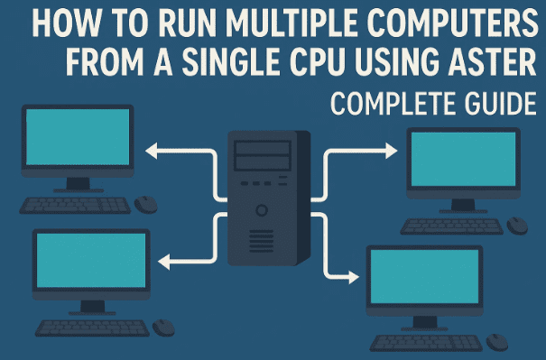 🖥️ How to Run Multiple Computers from a Single CPU Using Aster ...
